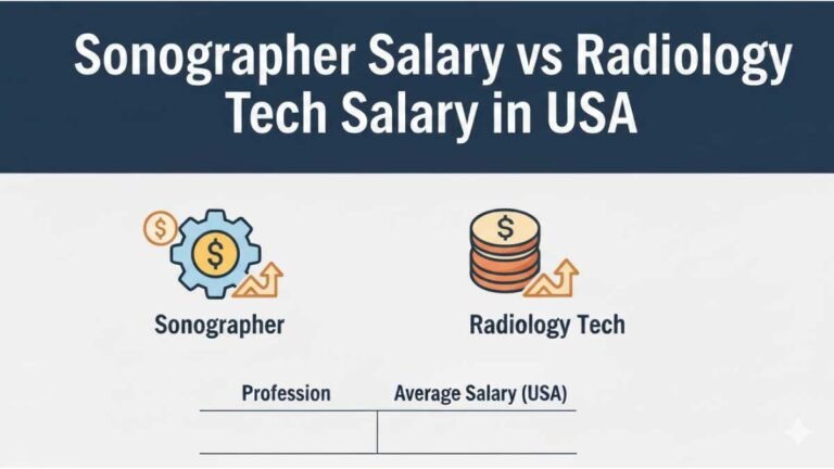 Sonographer Salary Vs Radiology Tech Salary In USA - Sonographer Salary