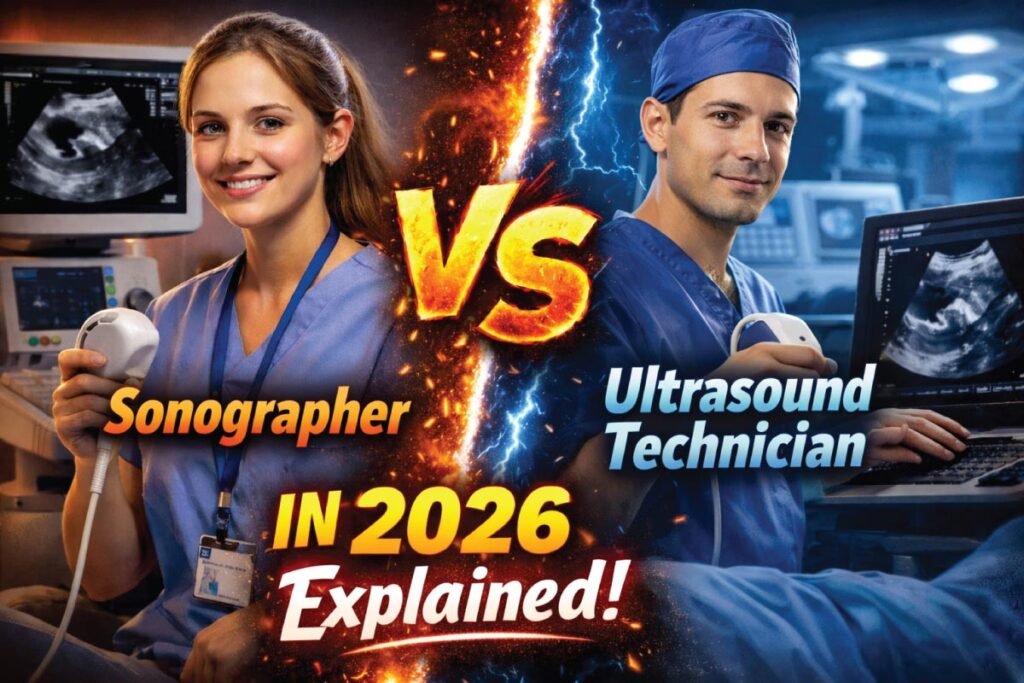 Sonographer Vs Ultrasound Technician In 2026 Explained - Sonographer Salary